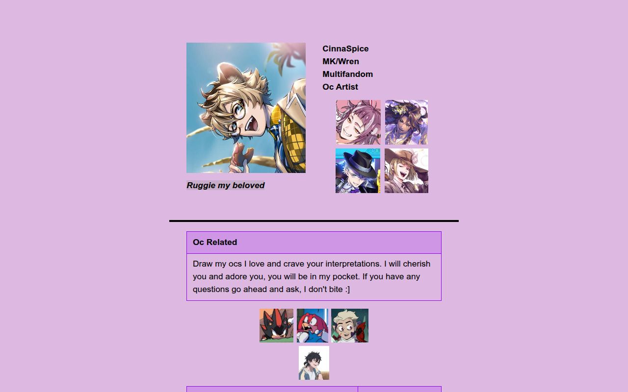 MilkHoney Extra Carrd